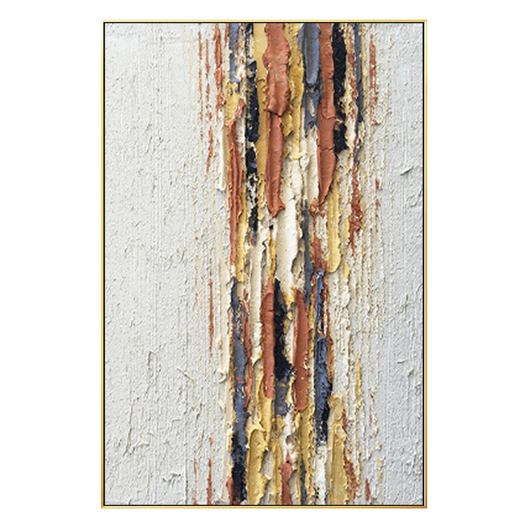 Modern Abstract Brown Beige Painting Heavy Texture Painting - Etsy