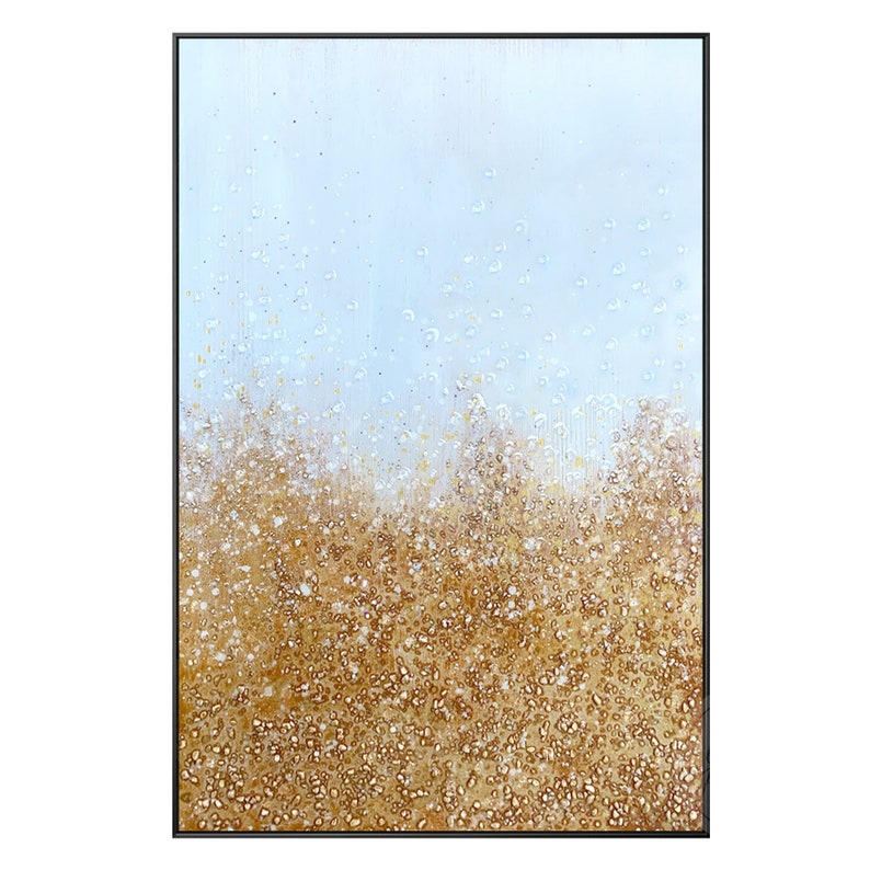 Gold Color Fancy Resin Art 3D Textured Art Crystals Wall Decor - Etsy