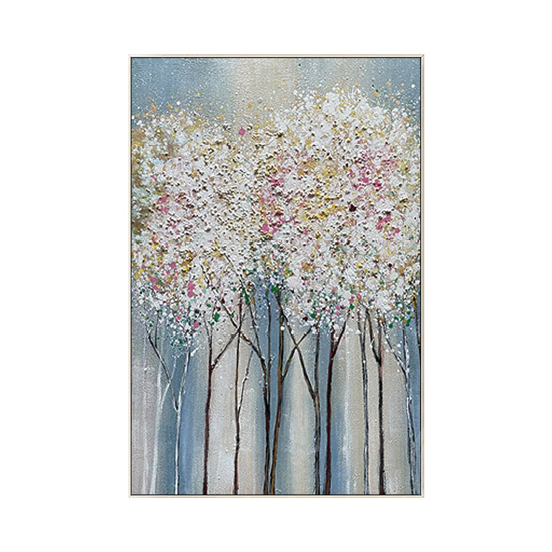Modern Abstract Tree Canvas Oil Painting Hand Painted Acrylic - Etsy