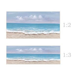 Large 3D Wave Painting: Textured Seascape Wall Art - Etsy