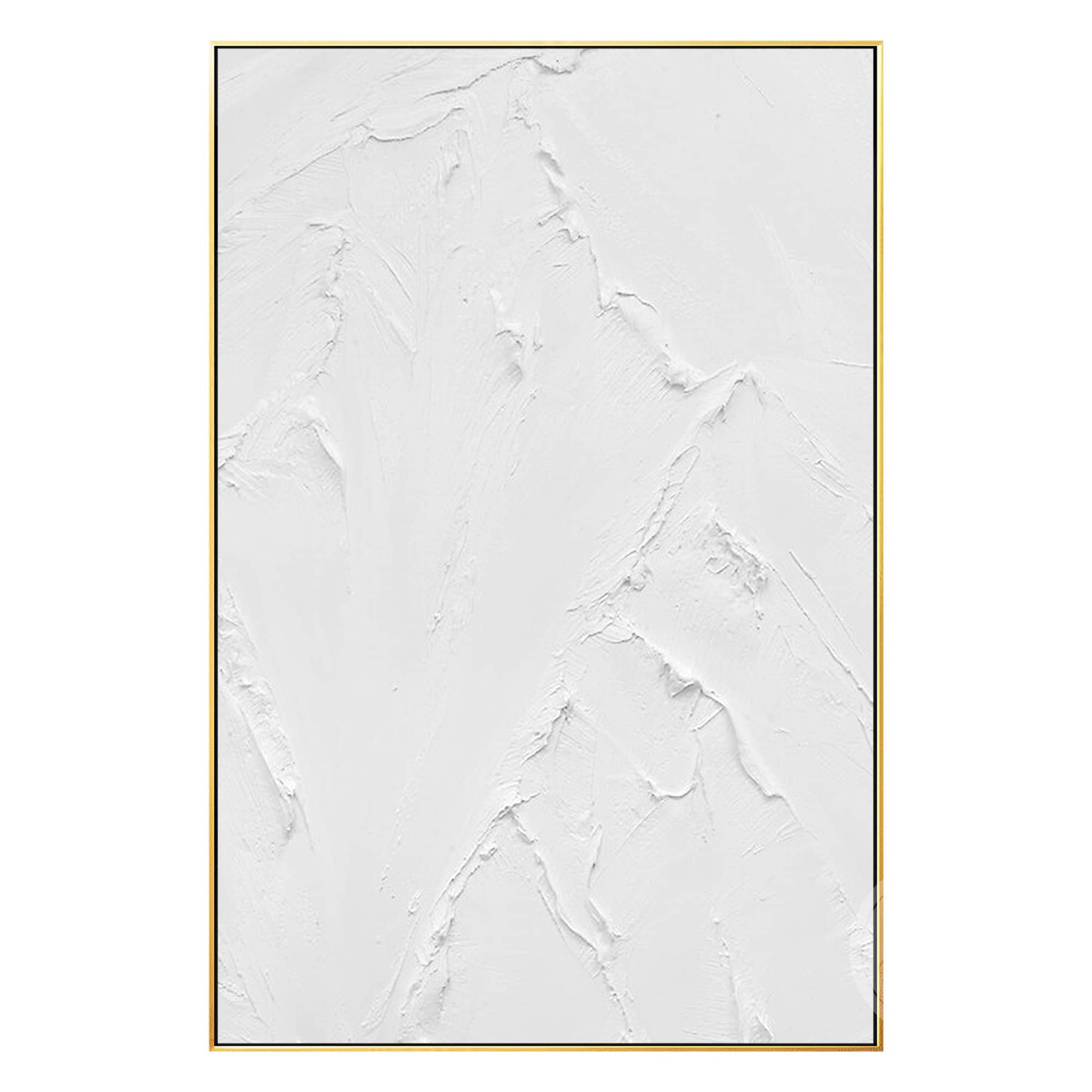 Heavy Texture Whole White Minimalist Acrylic Painting on - Etsy