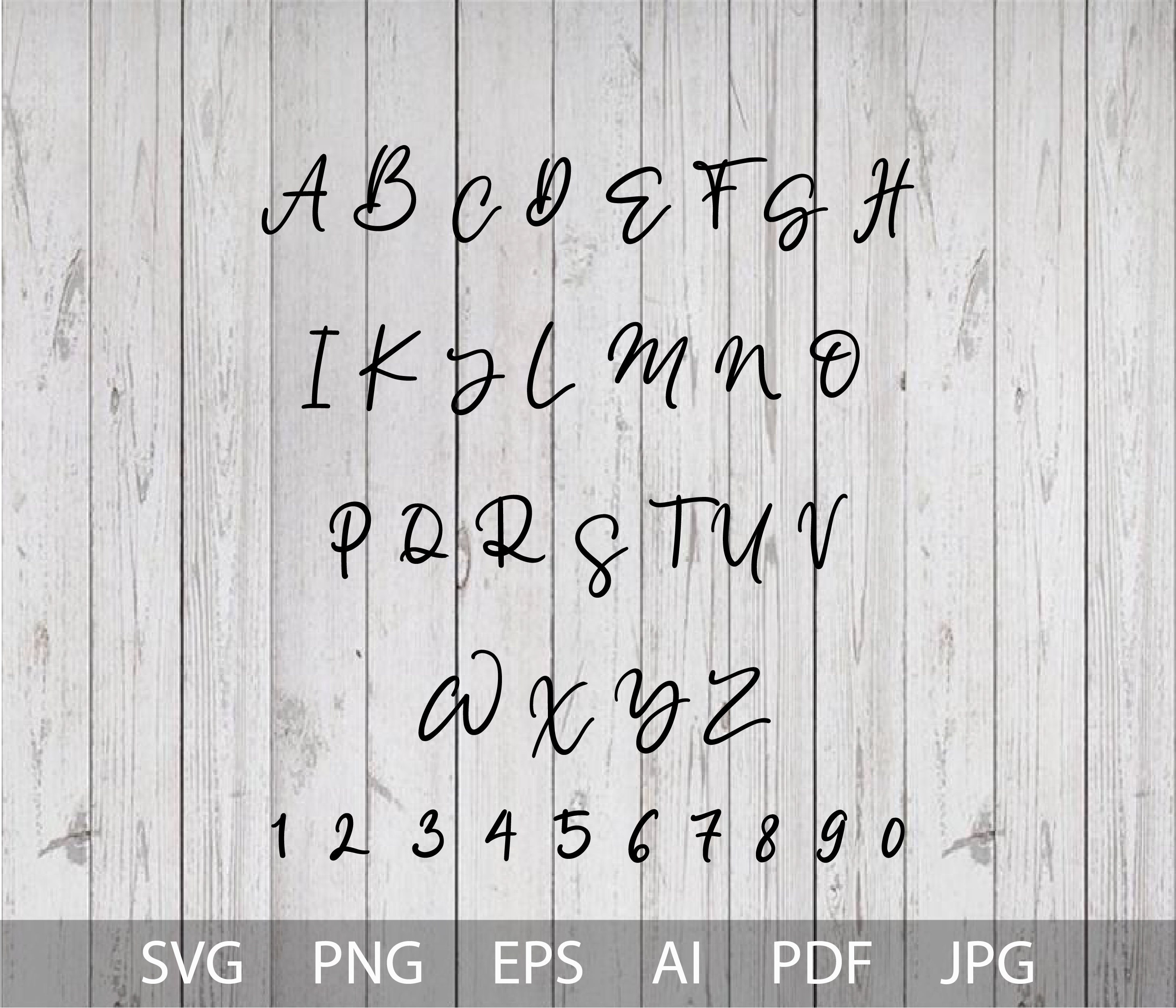 Handwritten Font Svg Cursive Font Svg Cursive Font for - Etsy