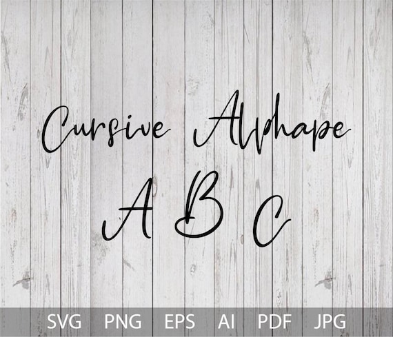 Handwritten Font Svg Cursive Font Svg Cursive Font for - Etsy