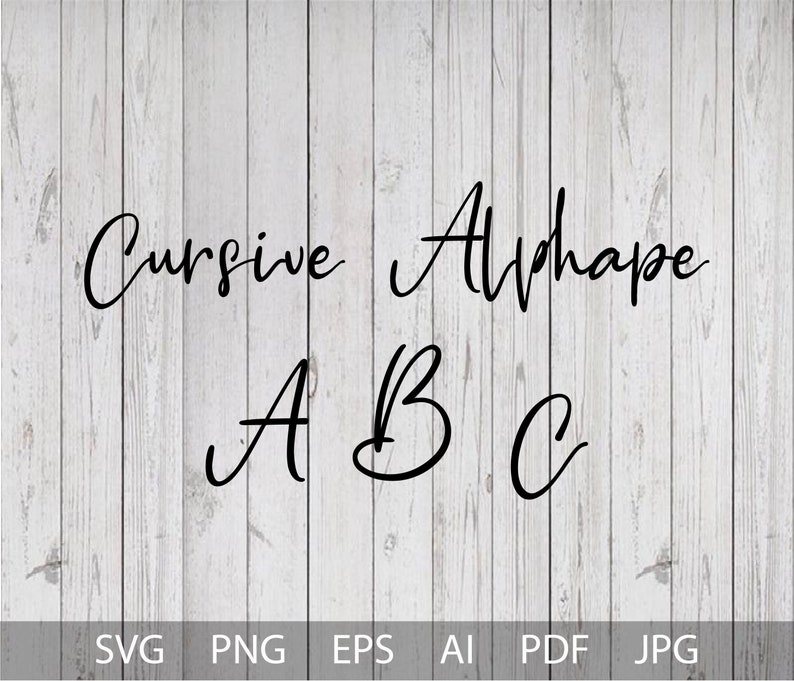 Handwritten Font Svg Cursive Font Svg Cursive Font for - Etsy