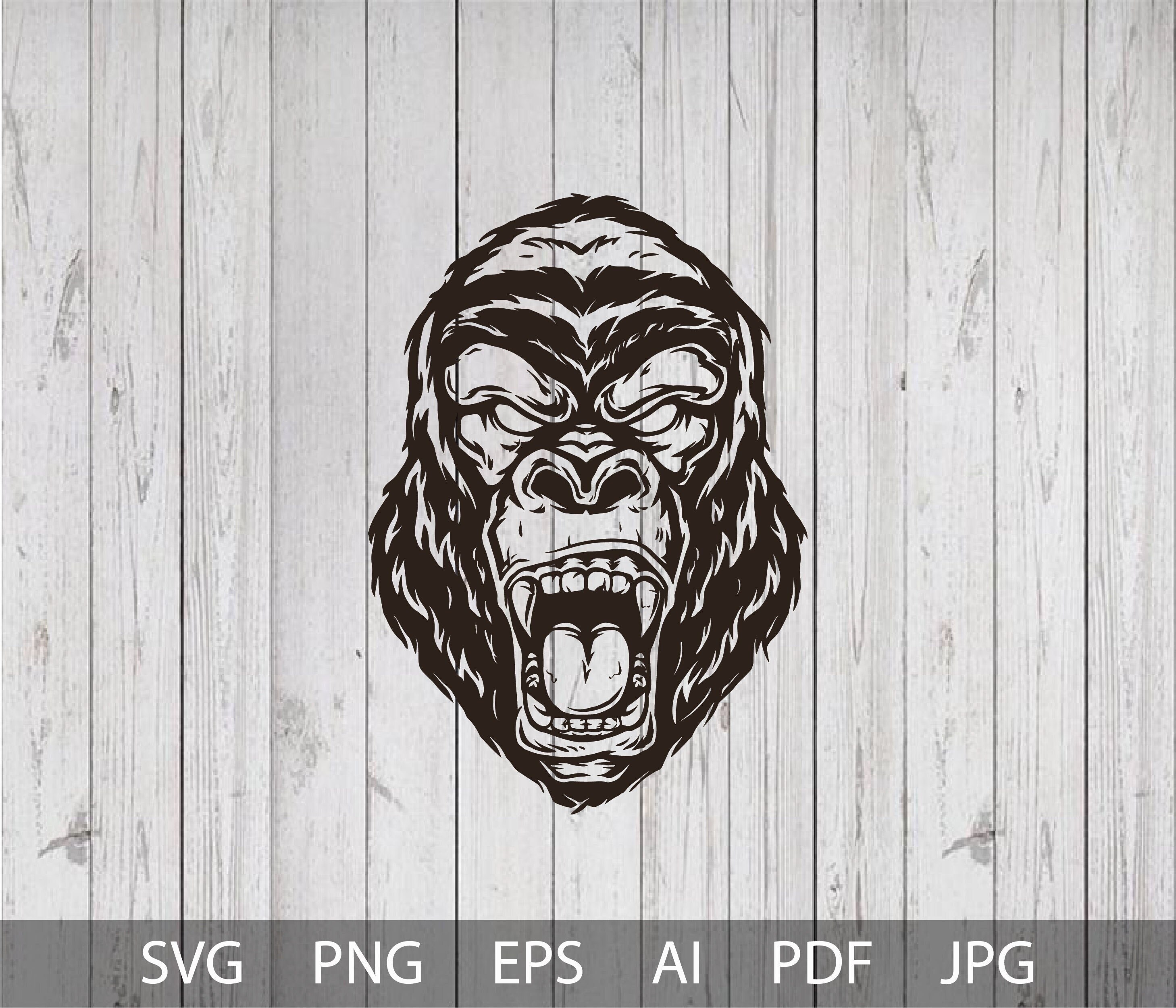 Gorilla SVG File Angry Gorilla SVG Gorilla Clipart Gorilla | Etsy Gorilla SVG File Angry Gorilla SVG Gorilla Clipart Gorilla | Etsy