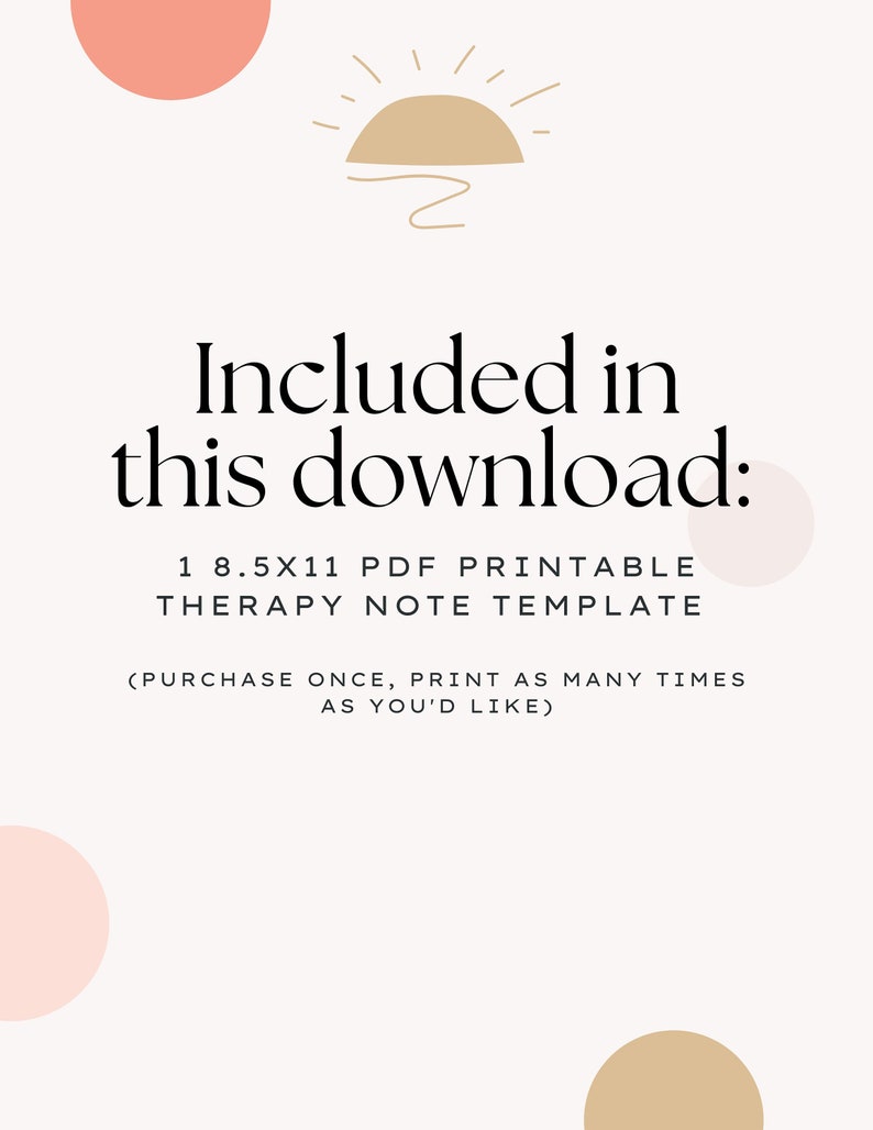 Therapist Note Sheets, Therapist Worksheet, Therapist Note Template ...