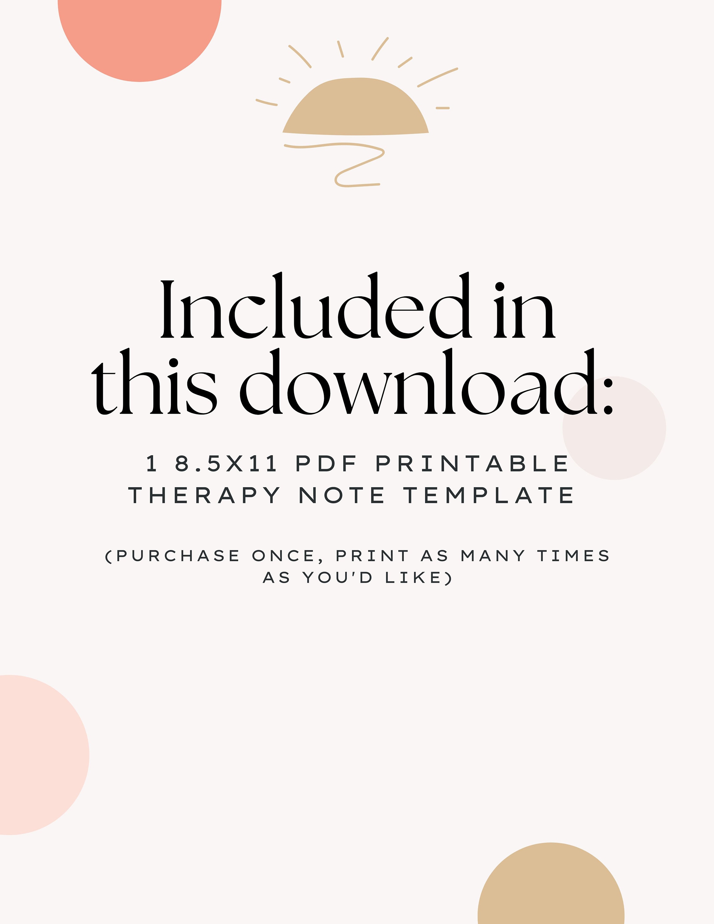 Therapist Note Sheets, Therapist Worksheet, Therapist Note Template ...