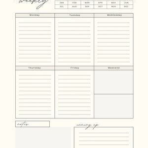 Therapist Daily Weekly Appointment Planner, Daily/weekly Clinical ...