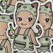 Soju Baby Cat Sticker Angel Vinyl - Etsy