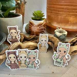 Soju Baby Cat Sticker Angel Vinyl - Etsy