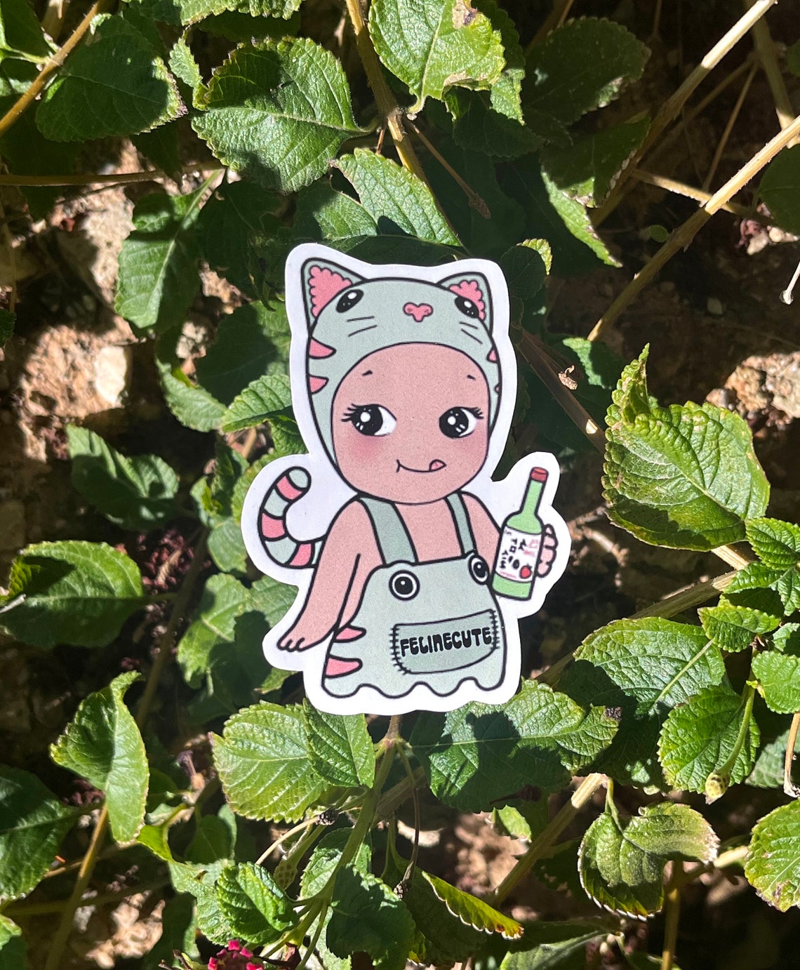 Soju Baby Cat Sticker Angel Vinyl - Etsy