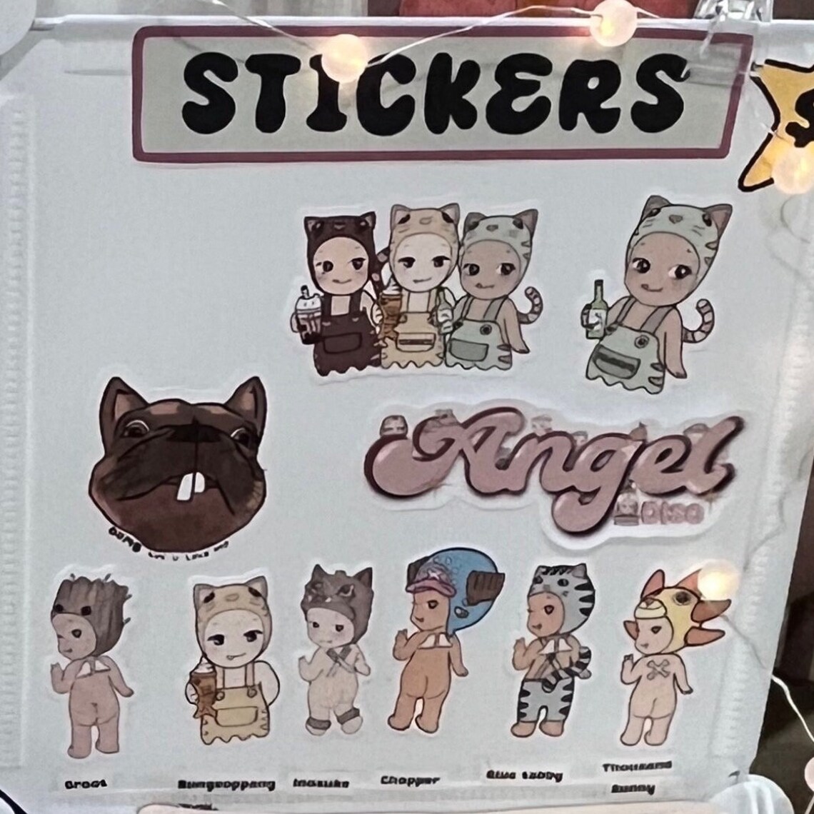 Soju Baby Cat Sticker Angel Vinyl - Etsy