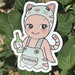 Soju Baby Cat Sticker Angel Vinyl - Etsy