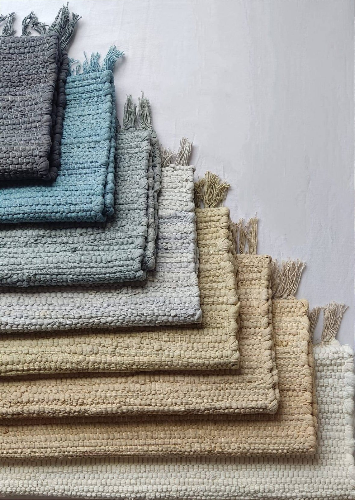 Cotton Flatweave Rug Machine Washable Small Rug - Etsy