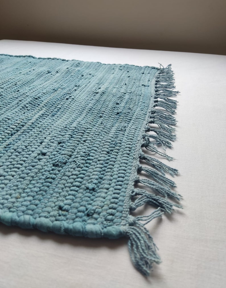Cotton Flatweave Rug Machine Washable Small Rug - Etsy