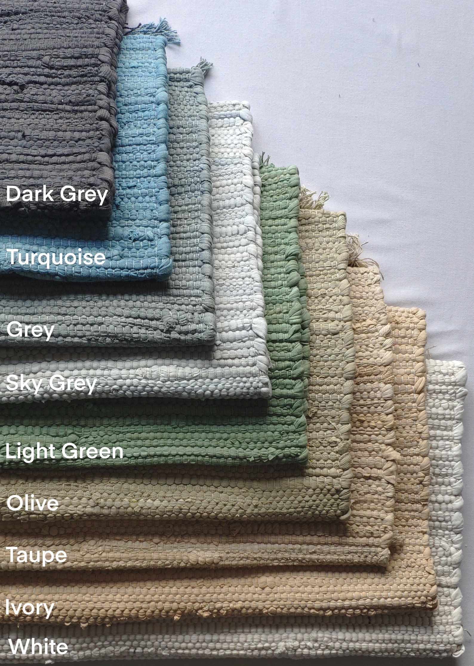 Cotton Flatweave Rug Machine Washable Small Rug - Etsy