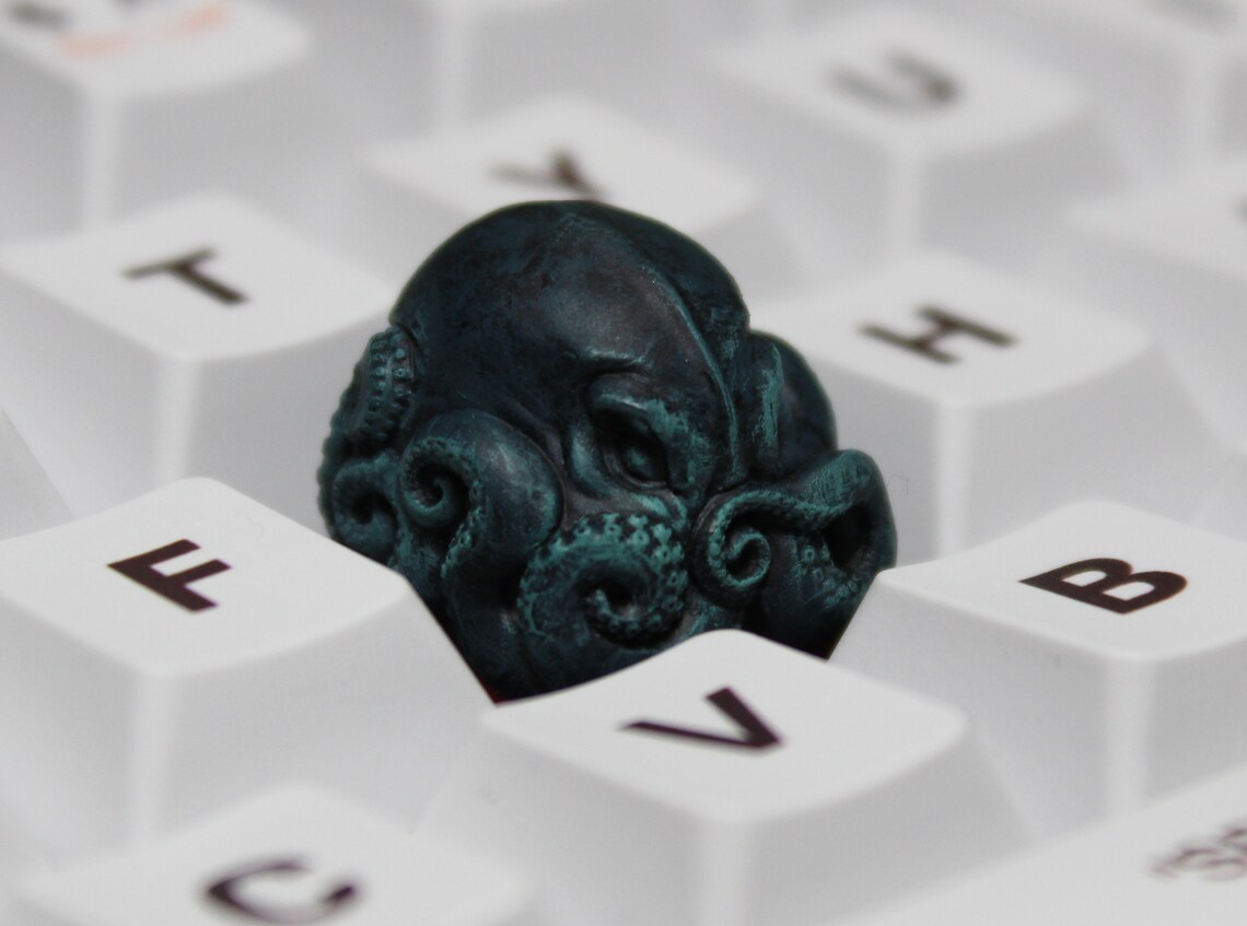 Handmade Octopus Keycap for Mechanical Keyboard | Etsy