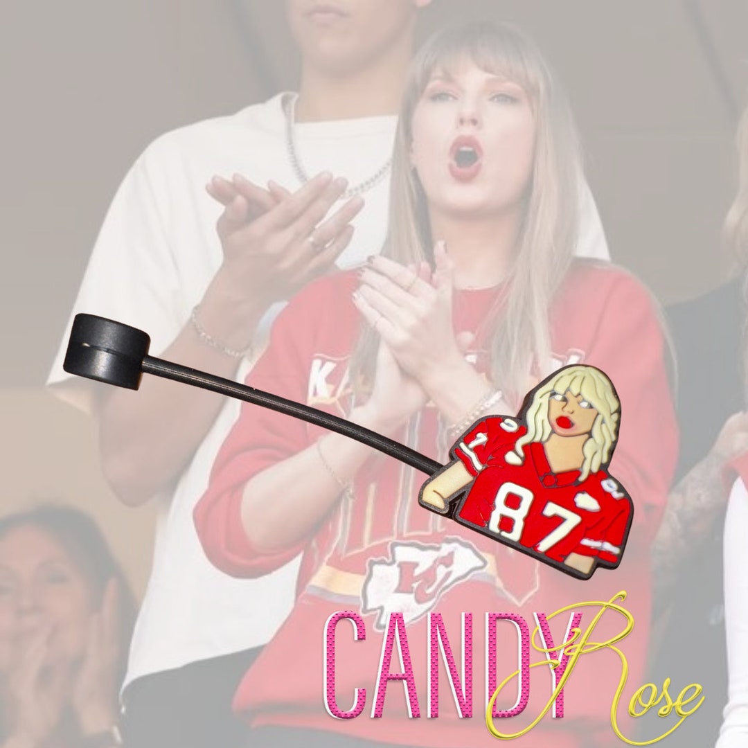 Kansas City Chiefs Swiftie Straw Topper Taylor Swift Taylor Swift ...
