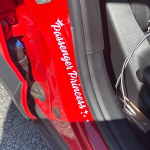 Passenger Princess Vinyl Decal - Etsy