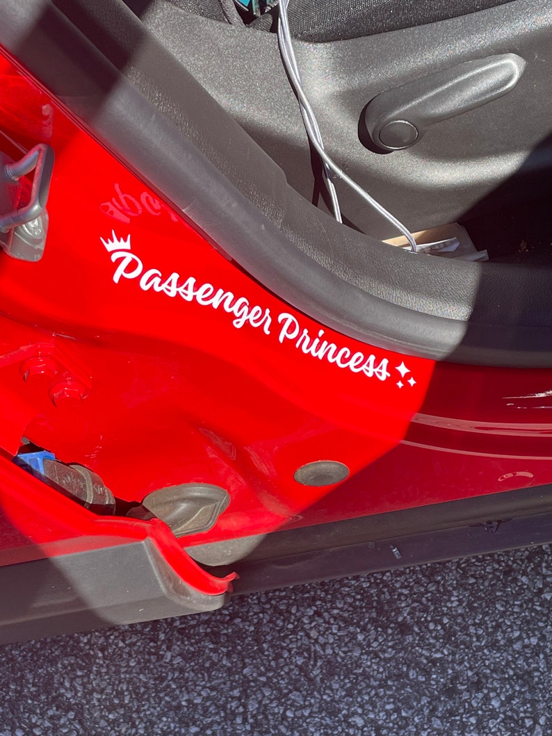 Passenger Princess Vinyl Decal - Etsy