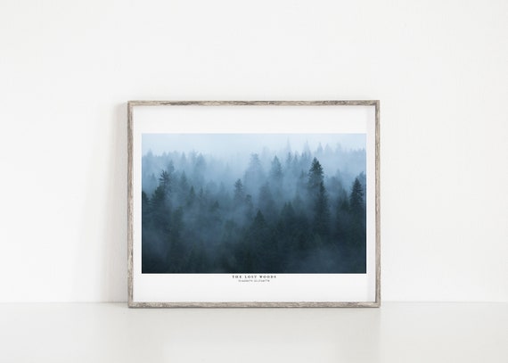 The Lost Woods 18x12 Landscape Print - Etsy
