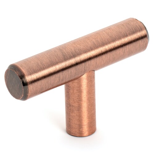 Diversa Antique Copper Euro Style T-bar Cabinet Knob - Etsy