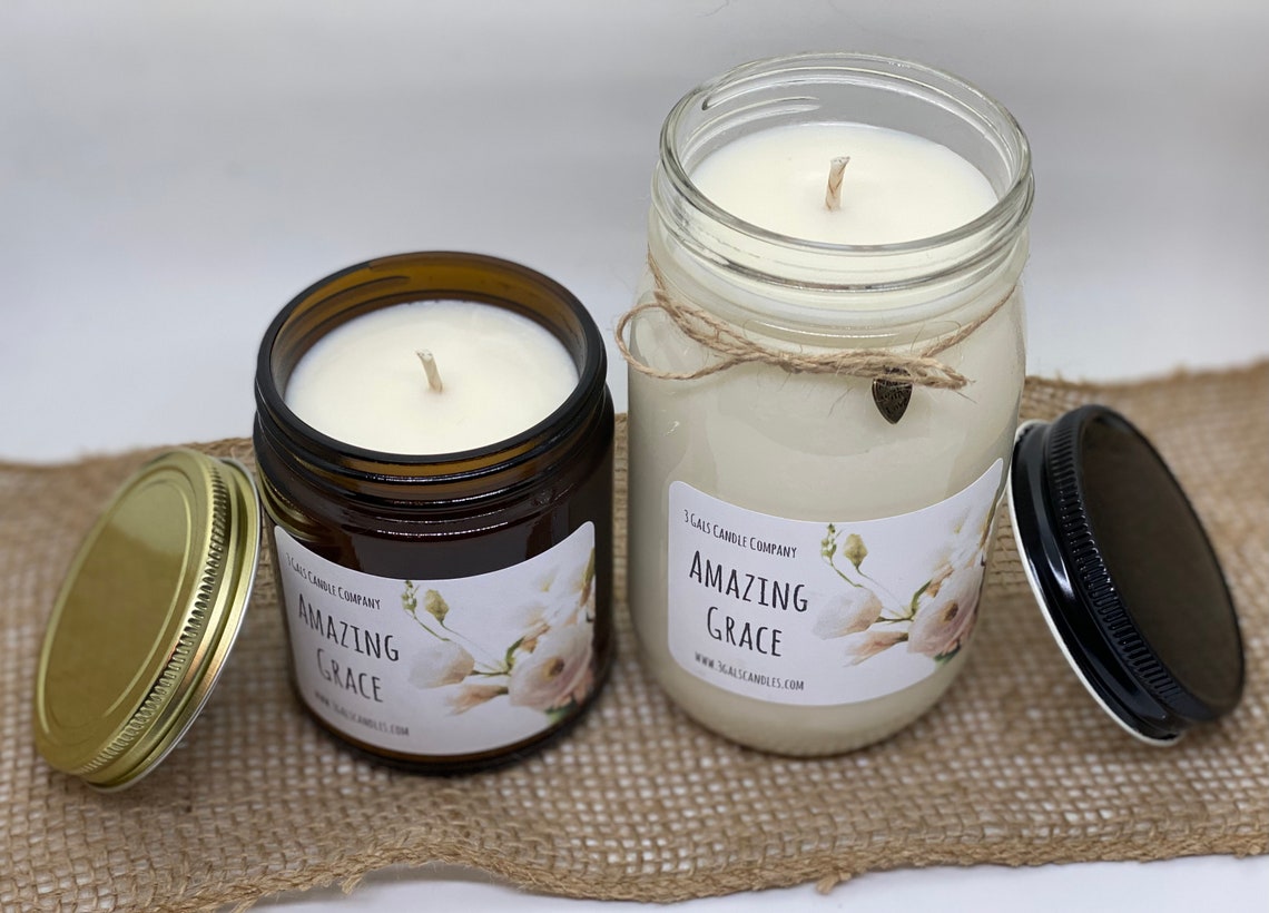 AMAZING GRACE philosophy Inspired Soy Candle Hand Poured - Etsy
