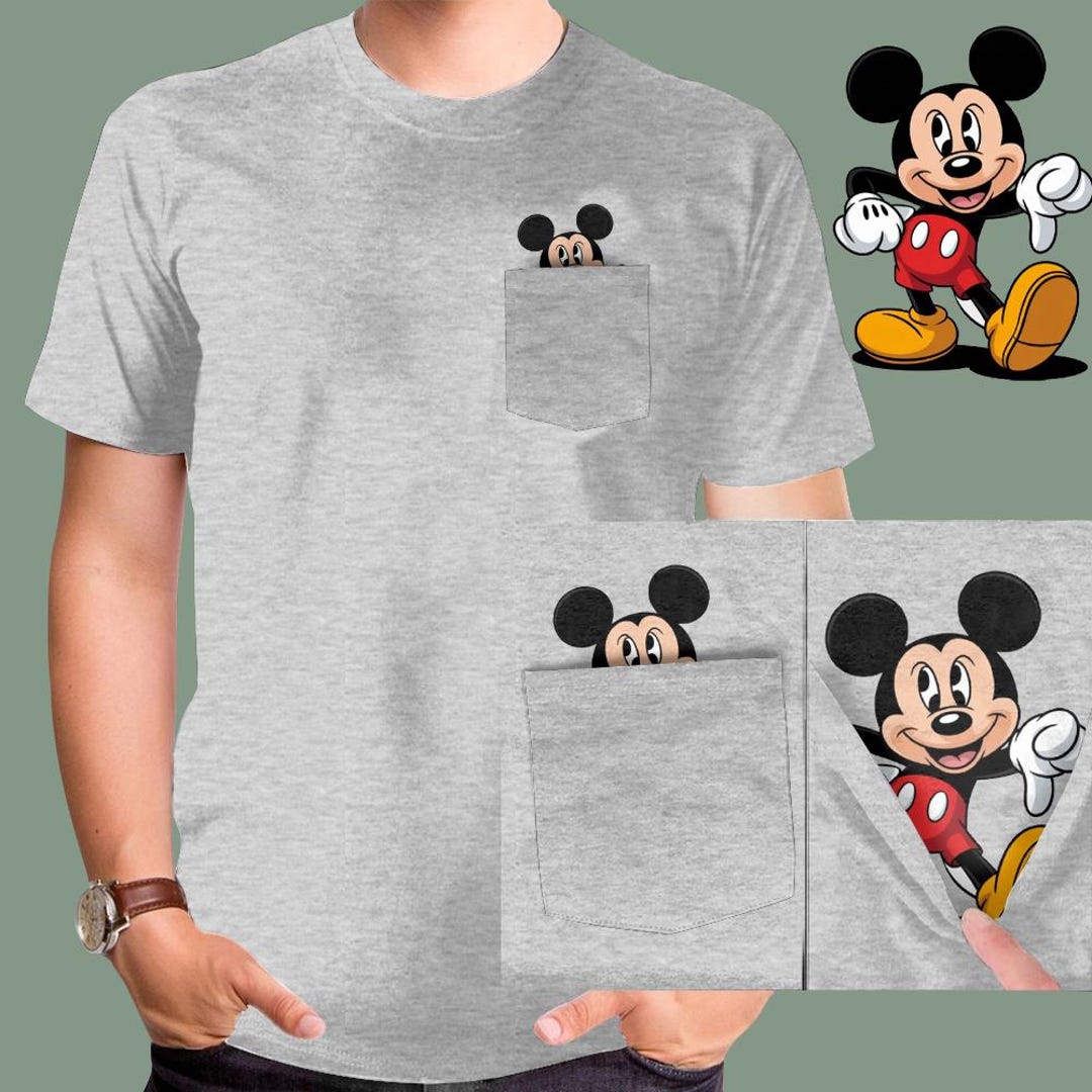 Goofy "a-hyuck!" Pocket Shirt – Funny Goofy Design – Disney Pocket Tee ...