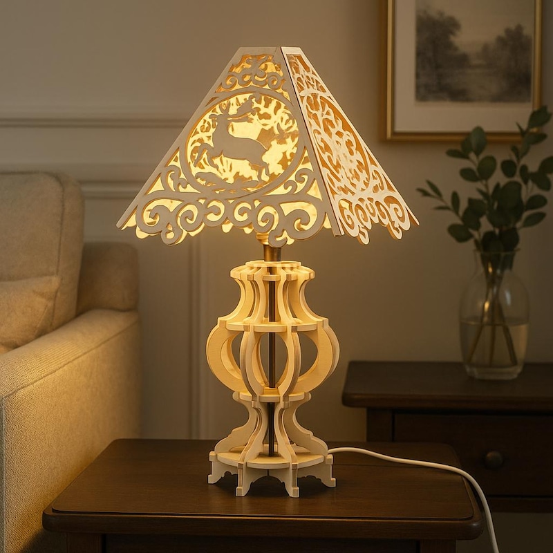 Wood Lamp Shade - Etsy