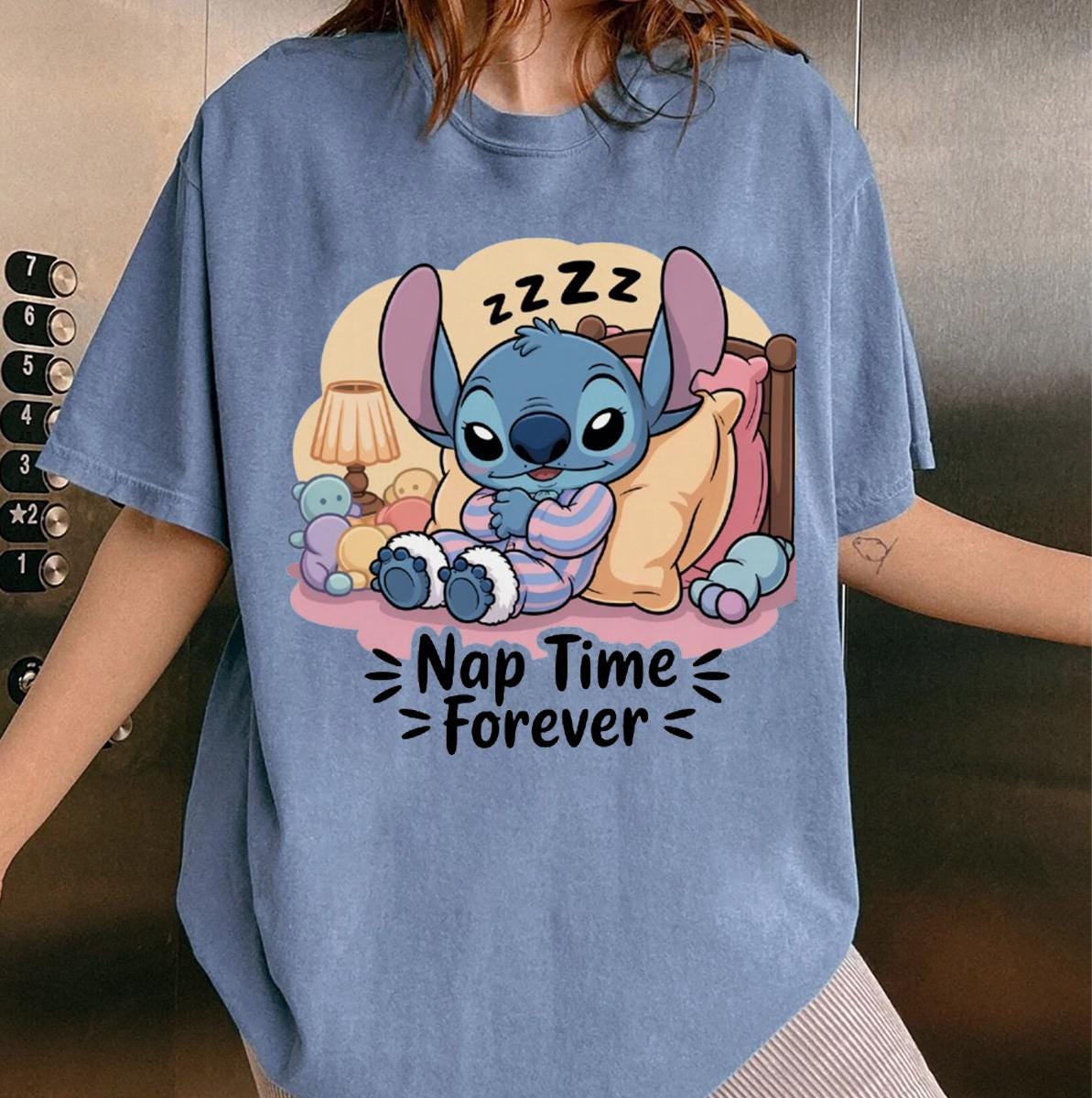 Stitch Nap Time Forever PNG | Disney Stitch Cute Digital Download ...