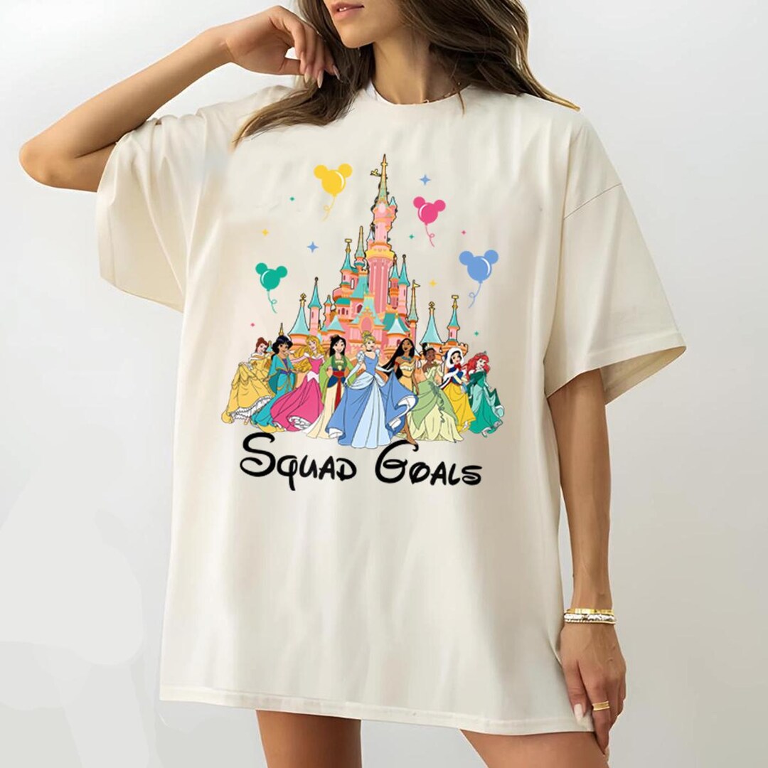 Princess Squad Goals Shirt | Disney Princess Tee | Castle Hoodie ...