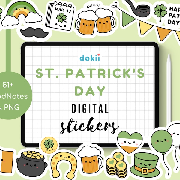 St Patricks Day Kawaii - Etsy
