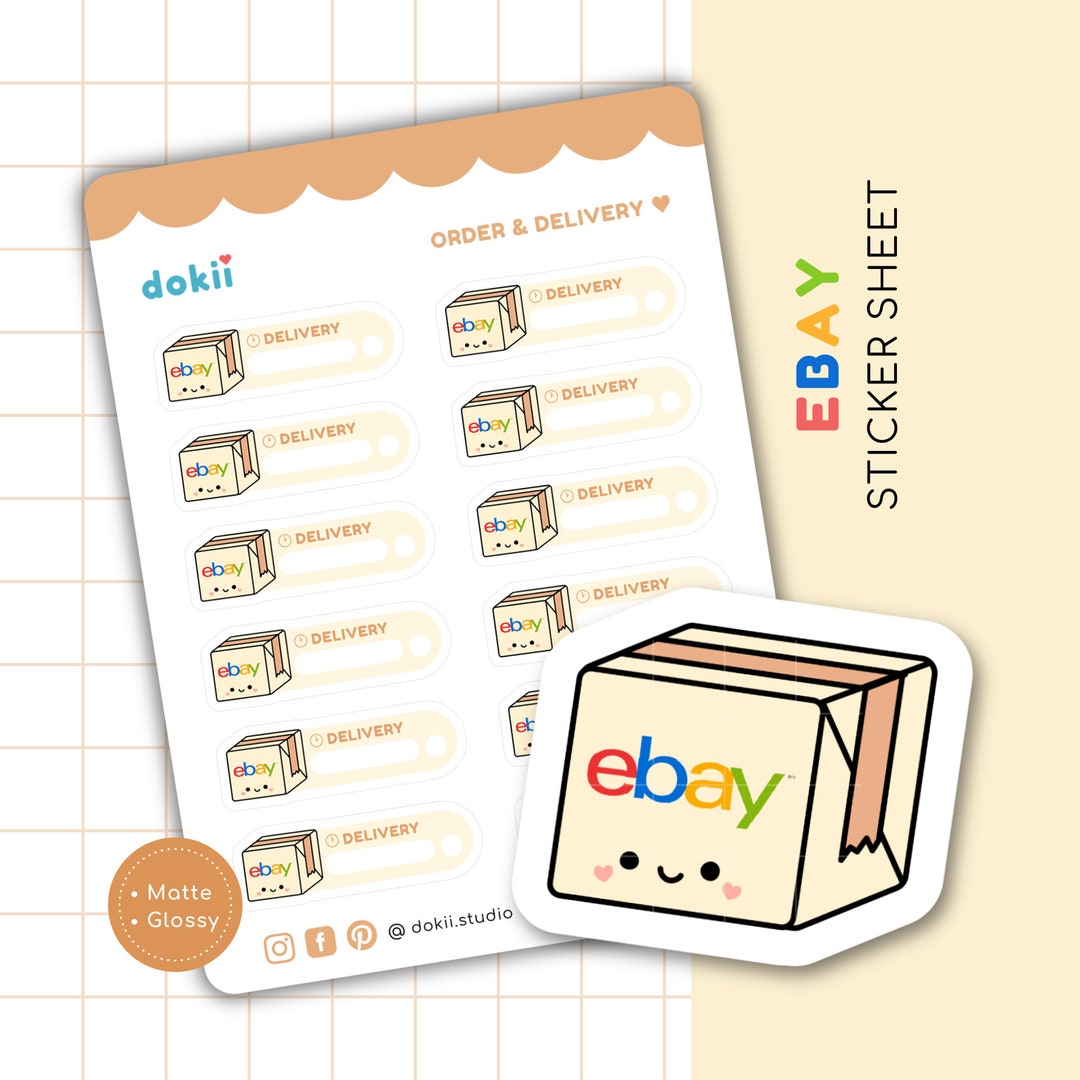 EBAY Delivery Tracker Sticker Sheet | Cute Online Delivery Tracker ...