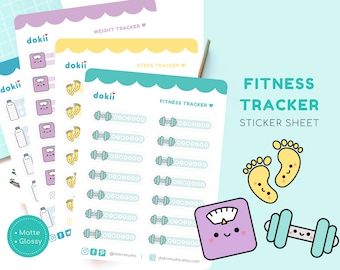 Workout Stickers / Exercise Stickers / Gym Stickers / Lifting - Etsy