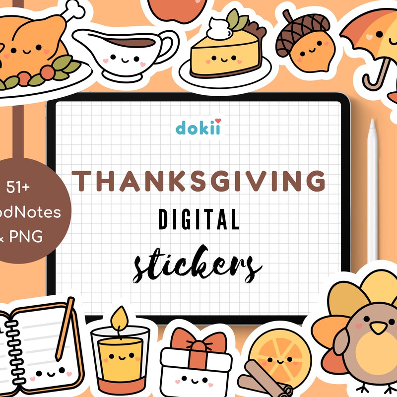 Kawaii Thanksgiving - Etsy