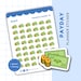 48 Cute Pay Day Sticker Sheet | Mini Payday Planner Stickers | Cute ...