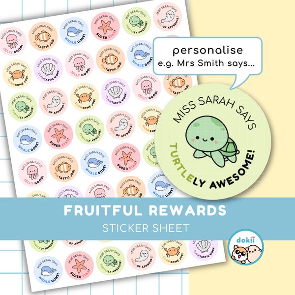 Custom Well Done Stickers - Etsy