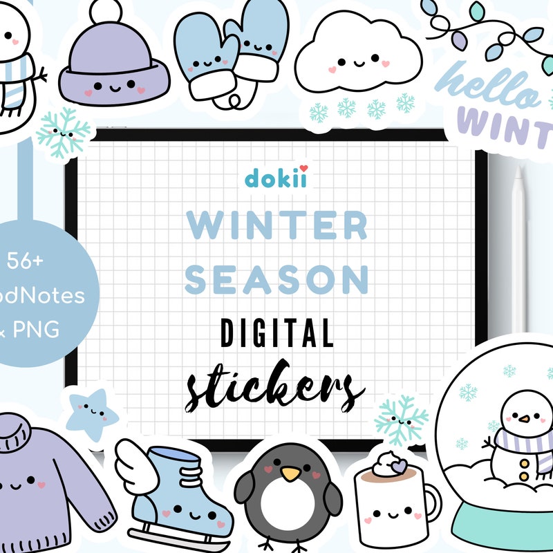 Cartoon Winter Snowman - Etsy UK