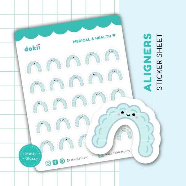 Sheet of Dental Stickers - Etsy
