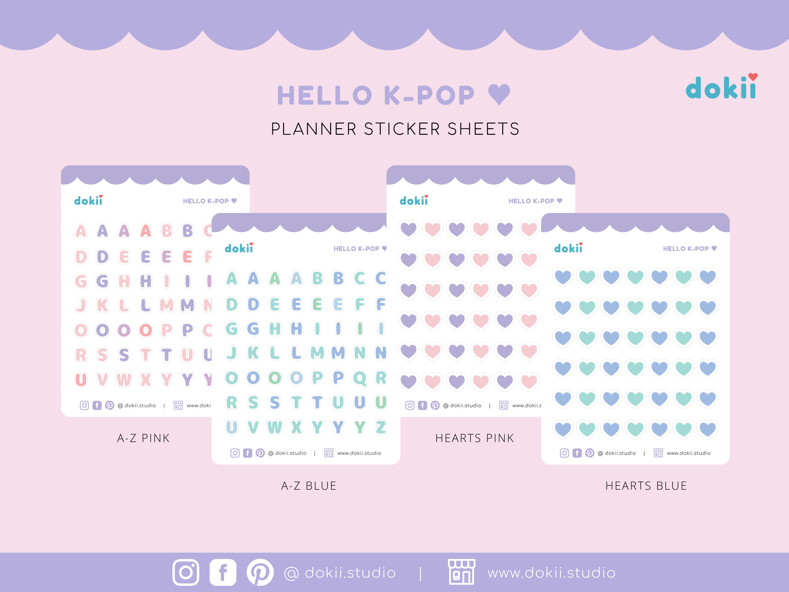 Kawaii K-POP Sticker Sheet Cute Korean Planner Stickers - Etsy