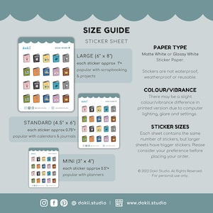 Book Genre Sticker Sheet | 25 Cute Book Planner Stickers Book Tracker ...