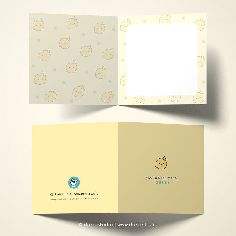 Cute Lemon Positivity Card | You're the ZEST! Lemon Zest Positive ...