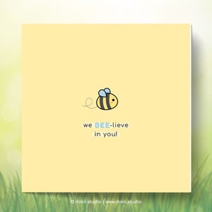 Cute Bee Greeting Card for Students, Graduates, Bee Lovers | We Bee ...