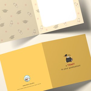 Cute Graduation Toast Card | Funny Graduation Greeting Card Toast Pun ...