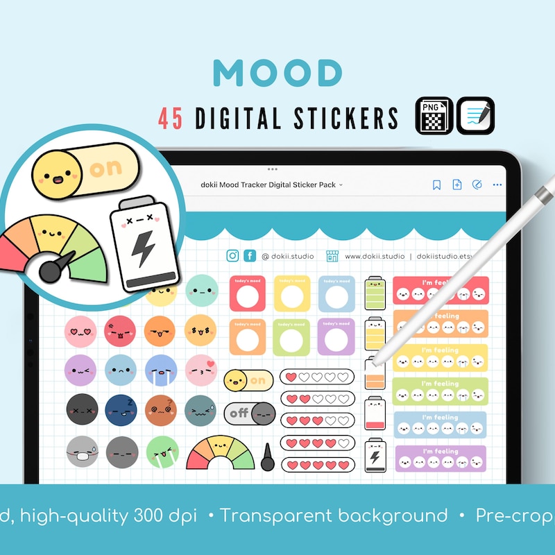 Mood Calendar Emoji - Etsy UK