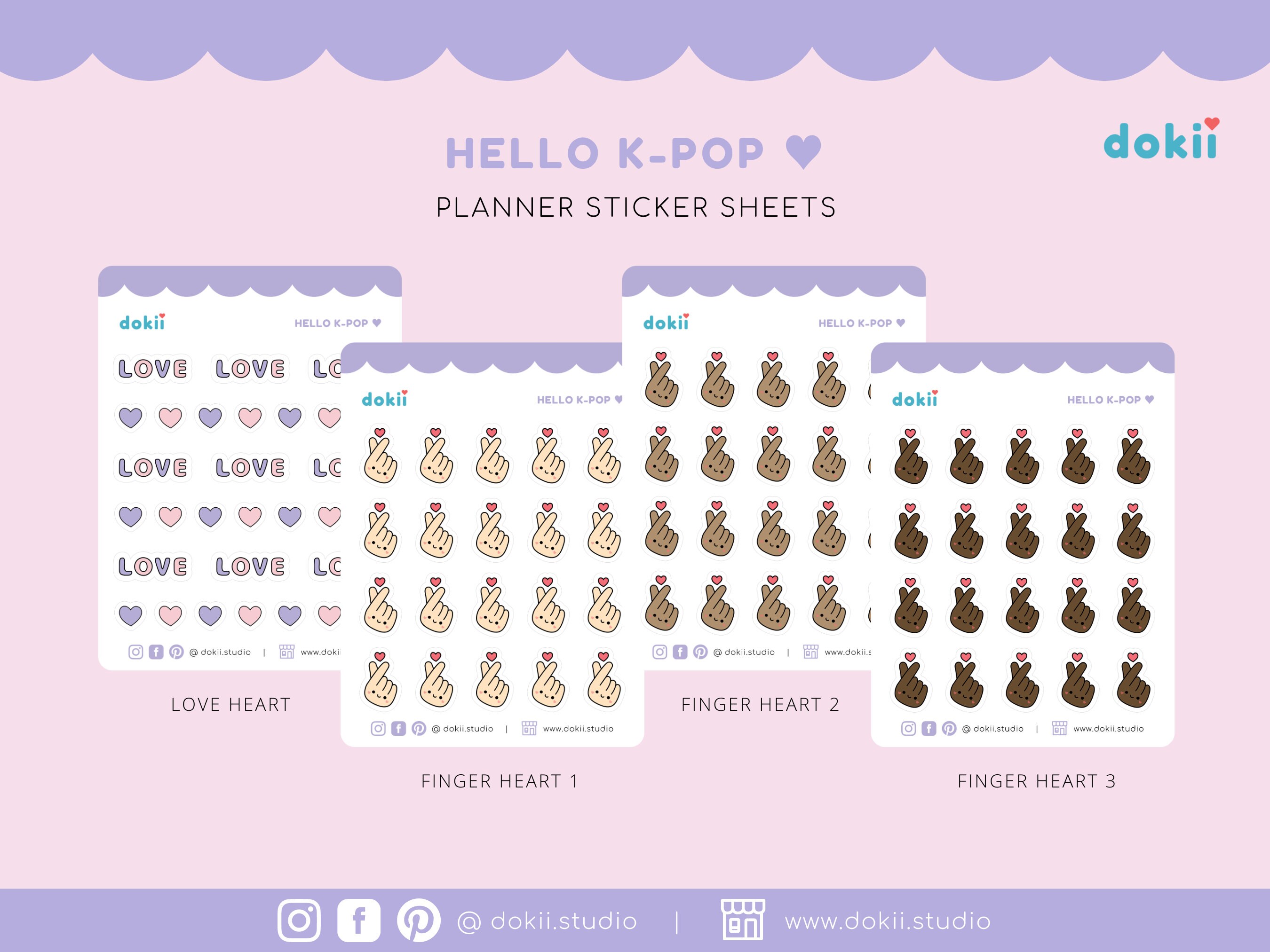 Kawaii K-POP Sticker Sheet Cute Korean Planner Stickers - Etsy
