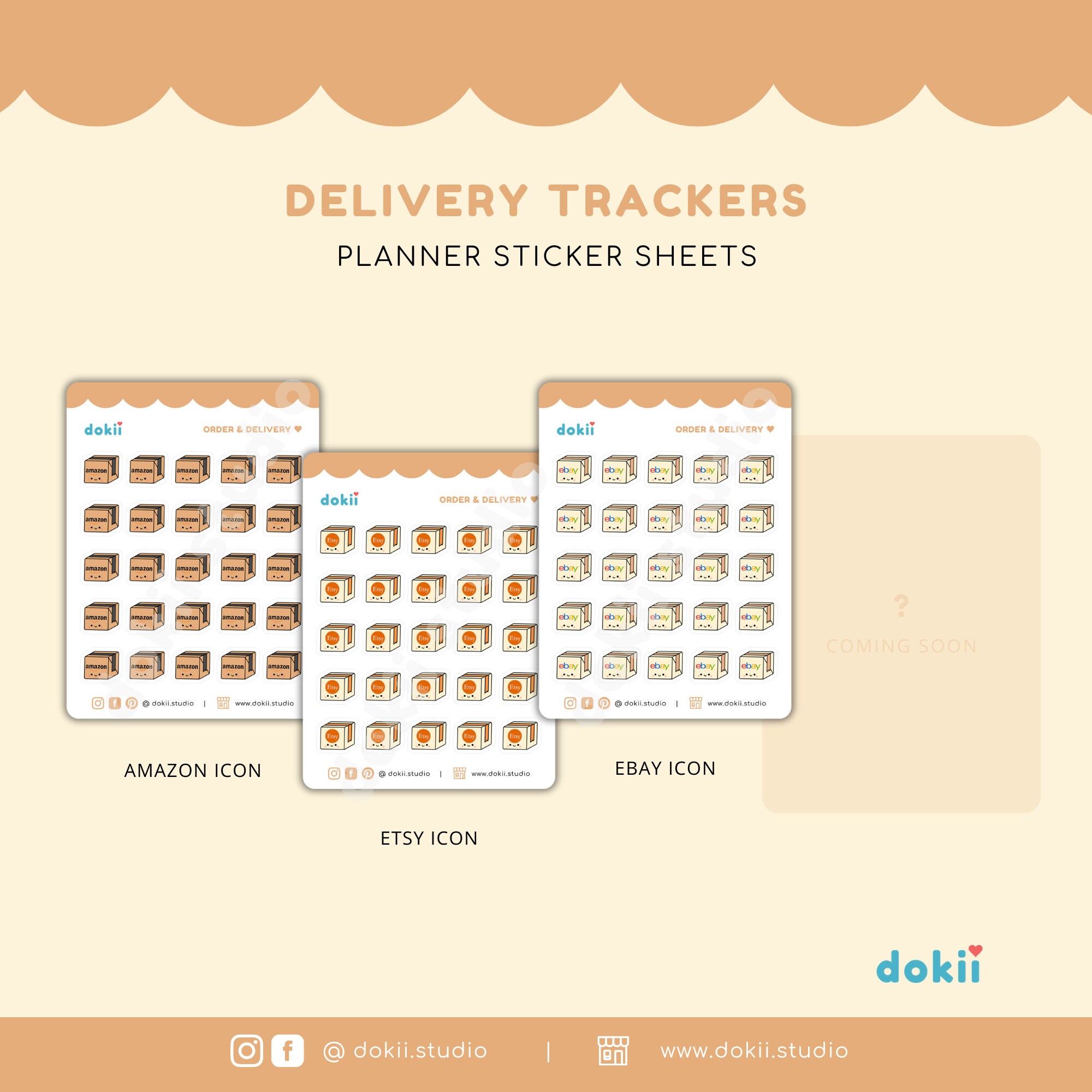 EBAY Delivery Tracker Sticker Sheet | Cute Online Delivery Tracker ...