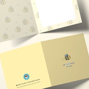 Cute Bee Greeting Card for Students, Graduates, Bee Lovers | We Bee ...