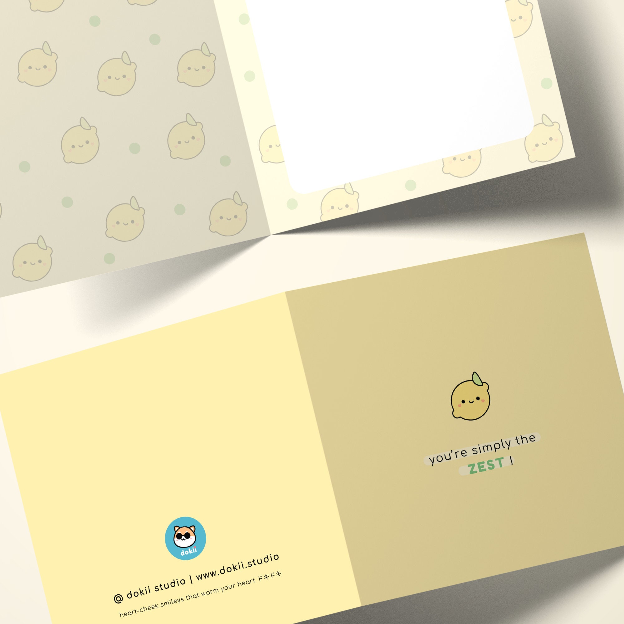 Cute Lemon Positivity Card | You're the ZEST! Lemon Zest Positive ...