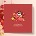 Lucky Shiba Dragon Card Lunar New Year 2024 Cute Year of Dragon ...